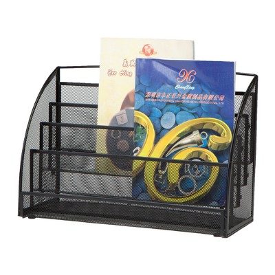 3 Tier Mesh File Cart On Wheels Gray - Mind Reader : Target