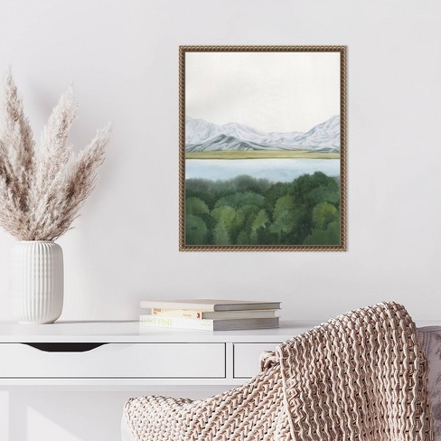 Amanti Art Soft Glacial Lake I By Grace Popp Framed Wall Art Print : Target