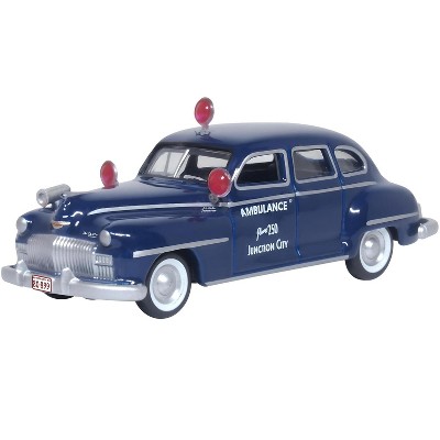 1946 Desoto Suburban Ambulance Dark Blue "junction City Ambulance" 1/87 ...