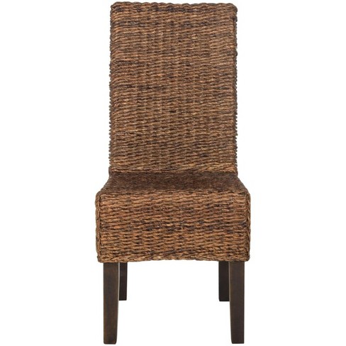 Avita 18''h Wicker Dining Chair (set Of 2) - Brown - Safavieh : Target