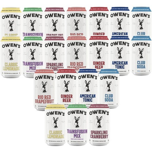 Owen’s Craft Mixers | Vodka Mixer 21 Pack | Handcrafted In The Usa With ...