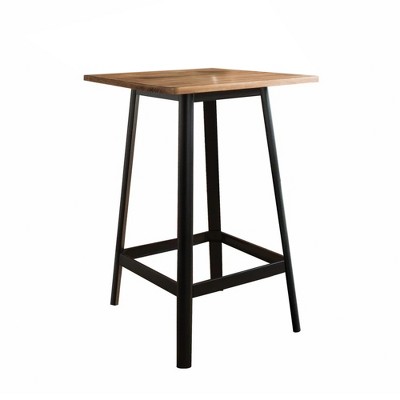 Simple Relax Square Bar Table in Natural and Black : Target