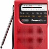 Powerbear Portable Radio | Am/fm, 2aa Battery Operated With Long Range ...