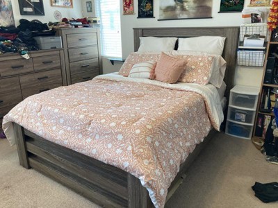 12pc Queen Floral Boho Comforter & Sheets Set Terracotta Pink ...