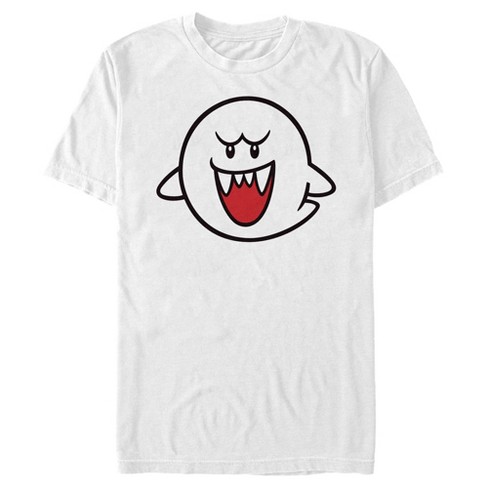 Men's Nintendo Mario Boo Ghost T-shirt : Target
