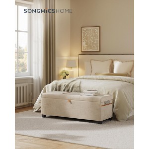 15.7x43.3x15.7" Storage Ottoman Bench & Chest. 27 Gal (103 L) Capacity ...