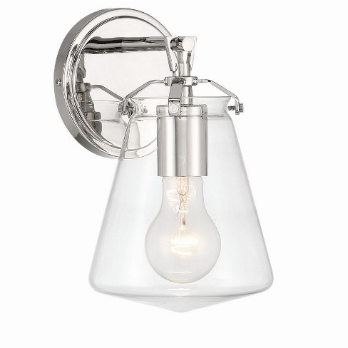 Crystorama Lighting Voss 1 - Light Sconce In Polished Nickel : Target