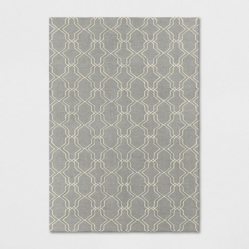 7'x10' Trellis Tufted Area Rugs Gray - Threshold™ : Target