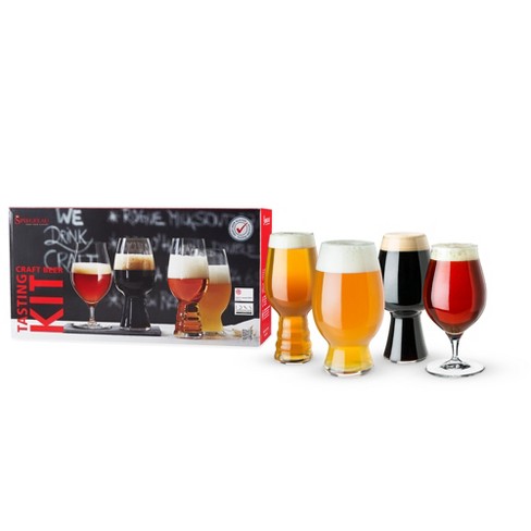 Spiegelau Craft Beer Tasting Kit Glasses Set Of 4 - Crystal, Assorted ...