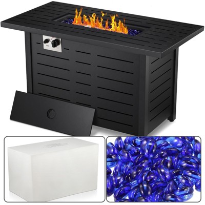 R.w.flame 43" Outdoor Propane Gas Fire Pit Table : Target