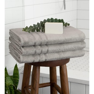 Cariloha Extra Smooth Towel Viscose From Bamboo 28"x54" Harbor Gray ...