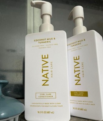 Native Coconut Milk & Turmeric Curl Care Shampoo Sulfate, Paraben, And ...