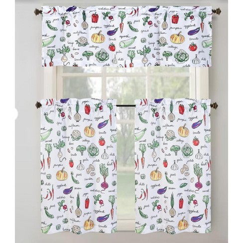 Rt Designer's Collection Tribeca Vegetables Printed 3 Pieces Kitchen ...
