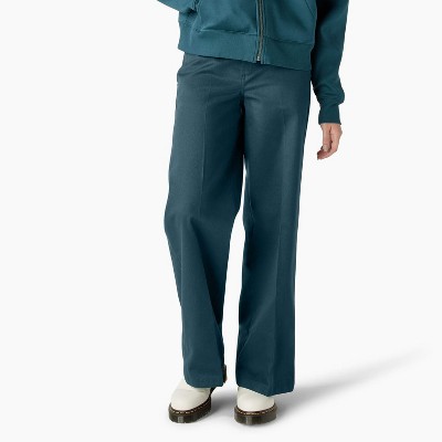 Dickies Women's Stonewashed Wide Leg Work Pants : Target
