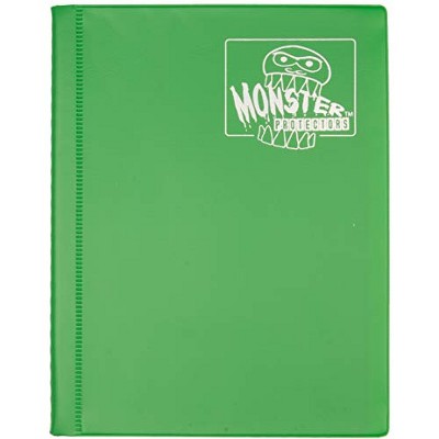 Monster Binder - 4 Pocket Trading Card Album - Matte Black - Holds 160 ...