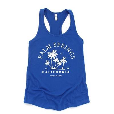 Simply Sage Market Women's Palm Springs Palm Trees Graphic Racerback ...