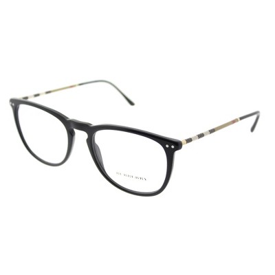 Burberry 3001 Unisex Square Eyeglasses Black 53mm : Target