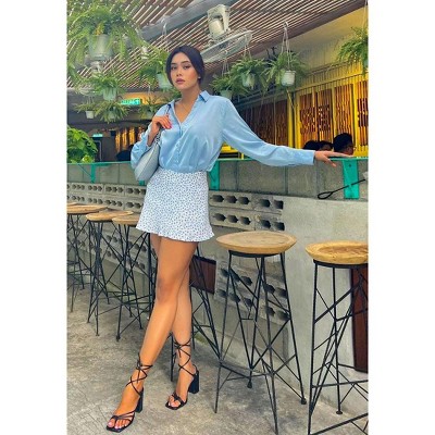 Piri Toe Ring Tie Up Block Sandals : Target