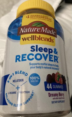 Nature Made Wellblends Sleep And Recover Sleep Aid Gummies With ...