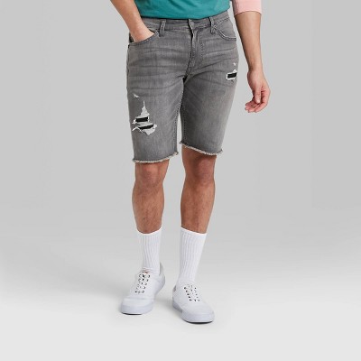 Mens Black Denim Shorts : Target
