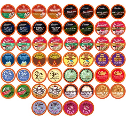 Two Rivers Coffee Flavored Coffee Pods Sampler ,2.0 Keurig, Assorted ...