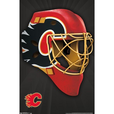 Trends International NHL Calgary Flames - Mask 16 Unframed Wall Poster ...