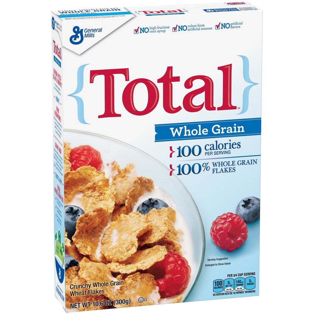 UPC 016000275225 - Total Whole Grain Cereal, 10.6-Ounce Box (Pack of 6 ...