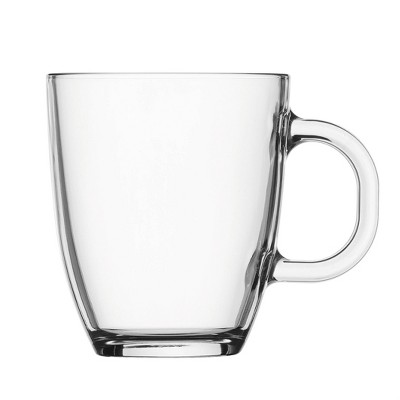 Bodum Bistro 12oz Single Wall Mug - 2pc Set: Clear Glass Drinkware ...