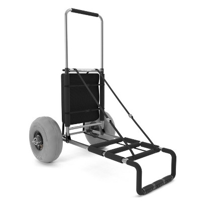 Galvaknox Sand-warrior Beach Collapsible Wagon Cart Trolley With Heavy ...