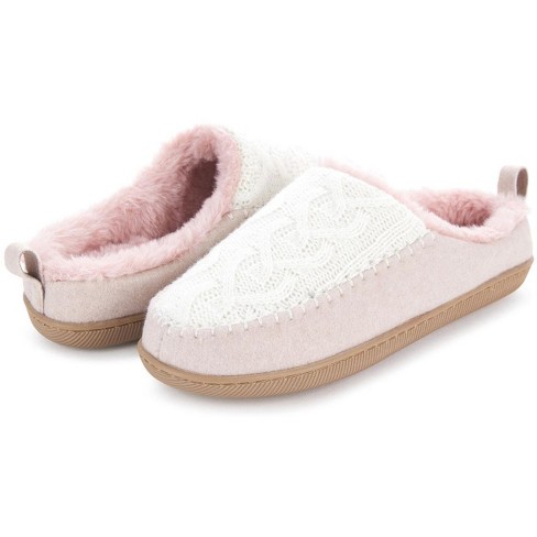 Floopi Women's Tori Cableknit And Felt Clog Slippers : Target
