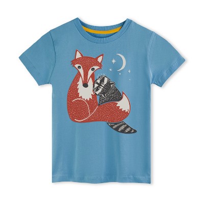 Mightly Boys & Girls Fair Trade Organic Cotton Graphic Short Sleeve T ...