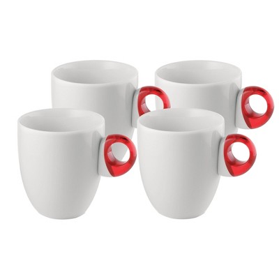 Guzzini Feeling Mug, Set Of 4 - Red : Target