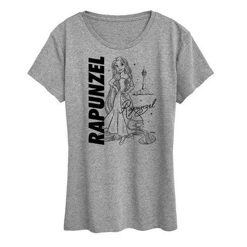 Women's - Disney - Rapunzel Sketch Short Sleeve Graphic T-shirt : Target