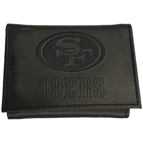 Evergreen Nfl San Francisco 49ers Black Leather Trifold Wallet ...