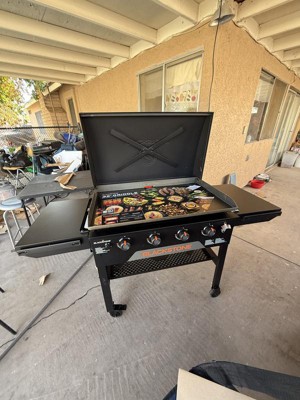 Blackstone 4 Burner 36" Original Omnivore Griddle With Hood Gas Grill ...