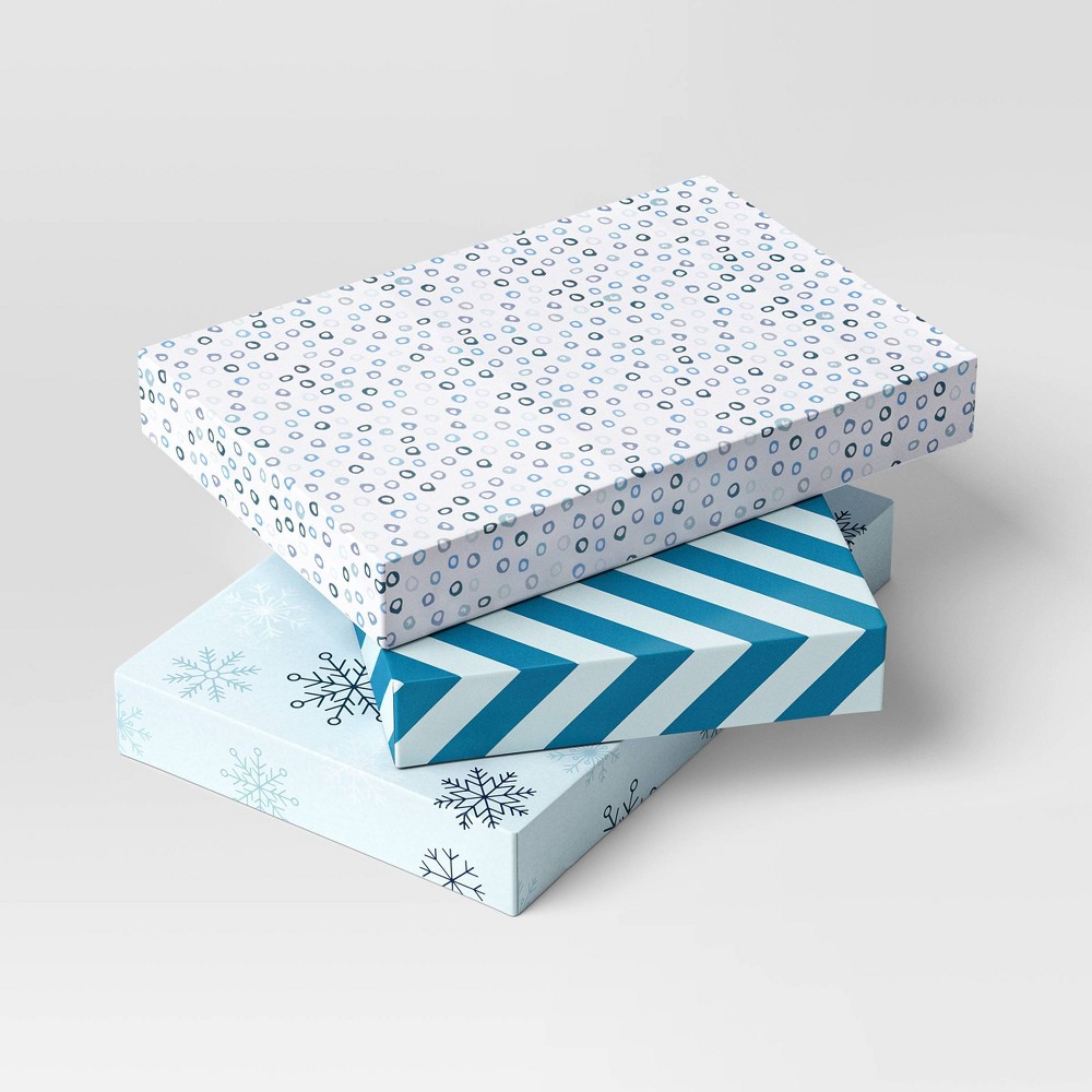3ct Christmas Festive Frost Shirt Boxes - Wondershop™ - buy accessory ...