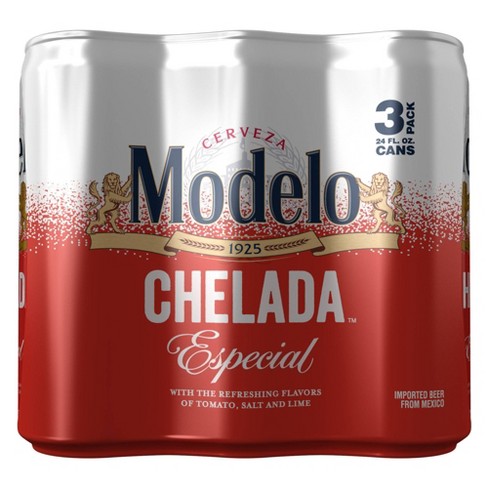 Modelo Chelada Especial Beer - 3pk/24 Fl Oz Cans : Target