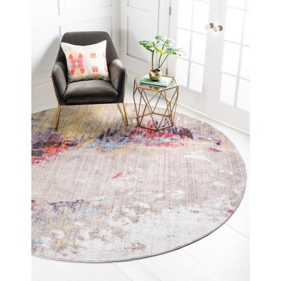 Jill Zarin Downtown Collection Area Rug - Nolita (8' Round Multi/beige ...
