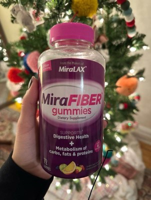 Miralax: Mirafiber Gummies - 8g Prebiotic Fiber And Metabolism Support ...
