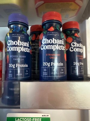 Chobani Complete Protein Mixed Berry Vanilla Yogurt Drink - 10 Fl Oz ...