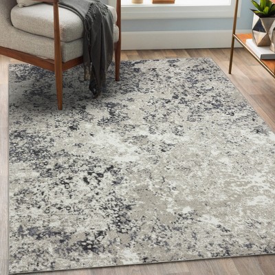 Lantanas Geometric Abstract Area Rug, Pink 5x7 : Target