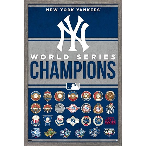 Trends International Mlb New York Yankees - Champions 23 Framed Wall ...