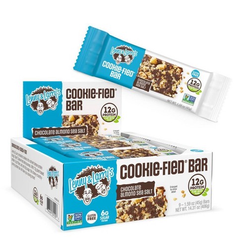 Lenny & Larry's The Complete Cookie-fied Bars - Chocolate Almond Sea ...