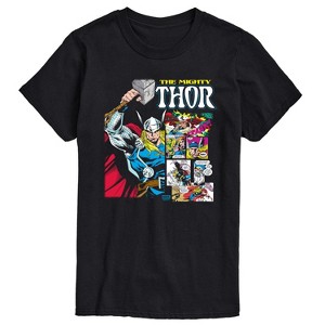 Men's - Thor - Panel Portrait Short Sleeve Graphic T-Shirt : Target