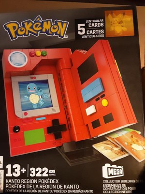 Mega Pokemon Kanto Region Pokedex Building Kit 322pc: Mega Brands ...