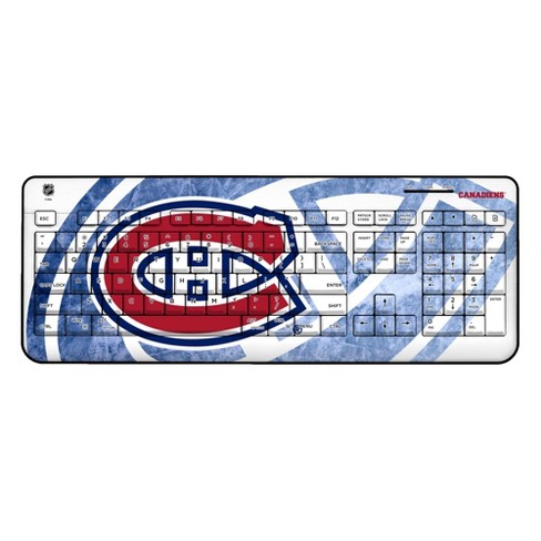 Keyscaper Montreal Canadiens Ice Tilt Wireless Usb Keyboard : Target