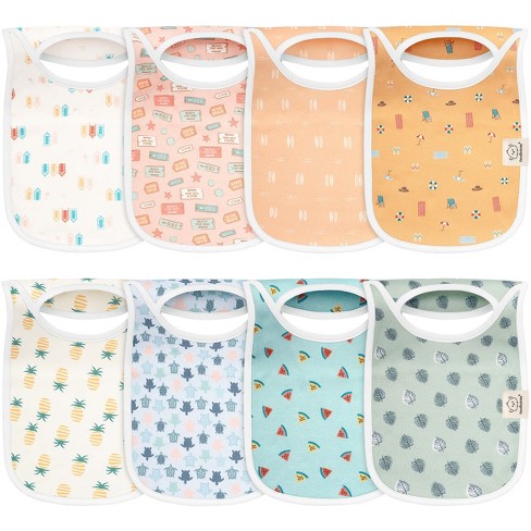 Keababies 8-pack Hallo Baby Drool Bibs , Baby Bibs For Boys, Girls ...