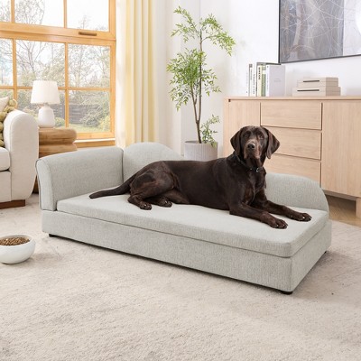 Oversized Pet Sofa for Medium/Large Dogs with Irregular Wave Backrest ...
