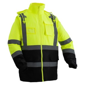 VEVOR High Visibility Reflective Safety Jacket, Waterproof Safety ...