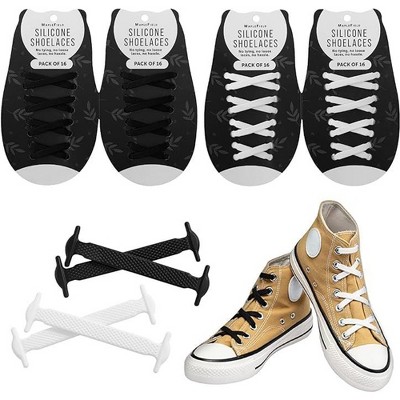 Magic Laces Kids' 14pc (1 Pr Shoes) No Tie Shoe Laces - Pink/blue ...